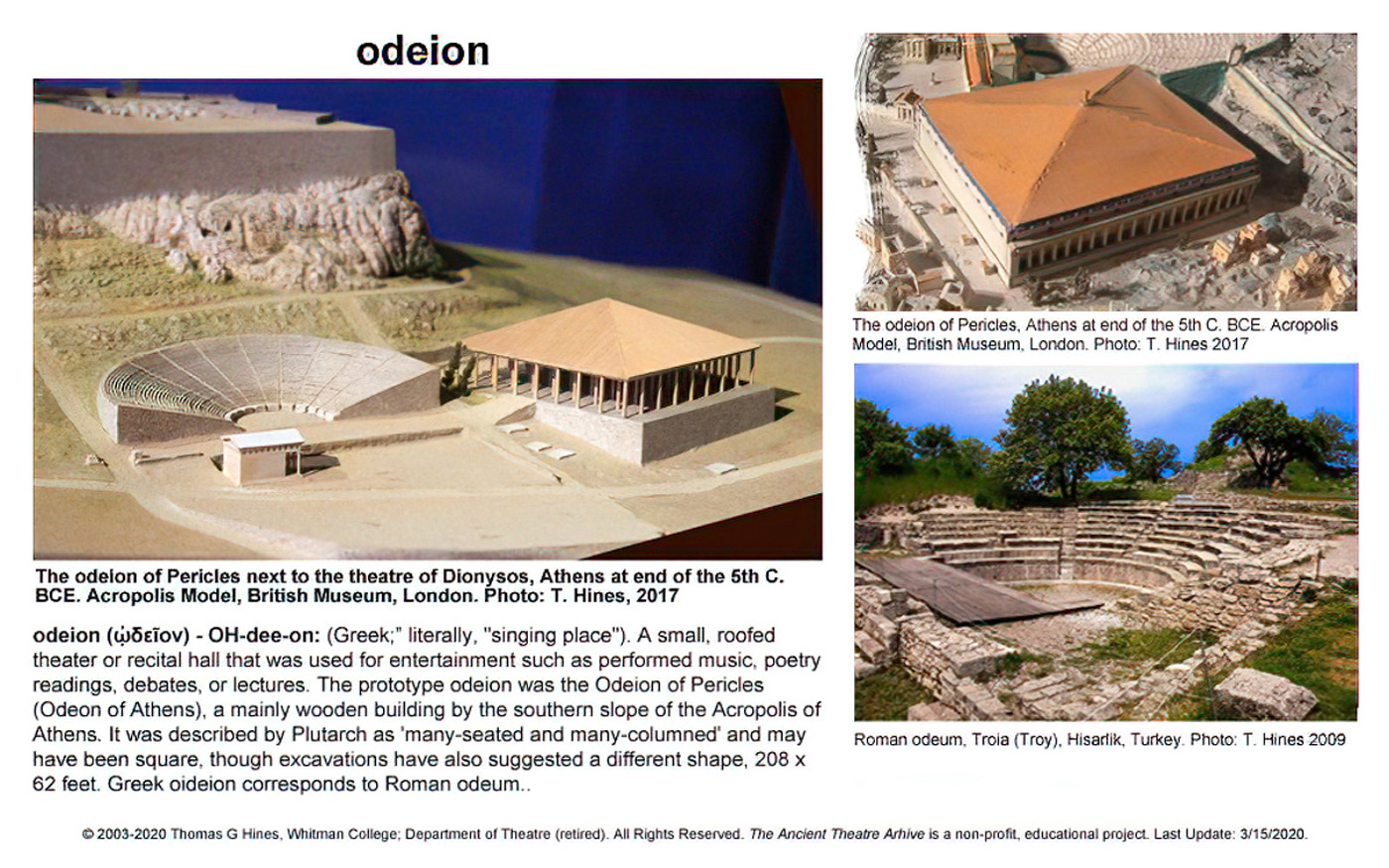 odeion – The Ancient Theatre Archive